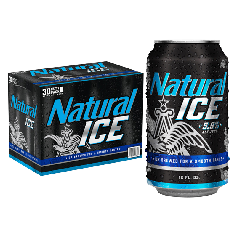 Natural Ice 30pk 12oz Can 5.9% ABV - Natural Ice – BevMo!