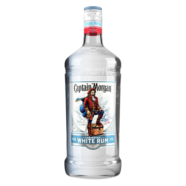Captain Morgan White Rum 1.75L (80 Proof) - Captain Morgan – BevMo!