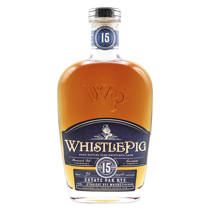 WhistlePig 15 Yr Straight Rye Whiskey 750ml - WhistlePig – BevMo!