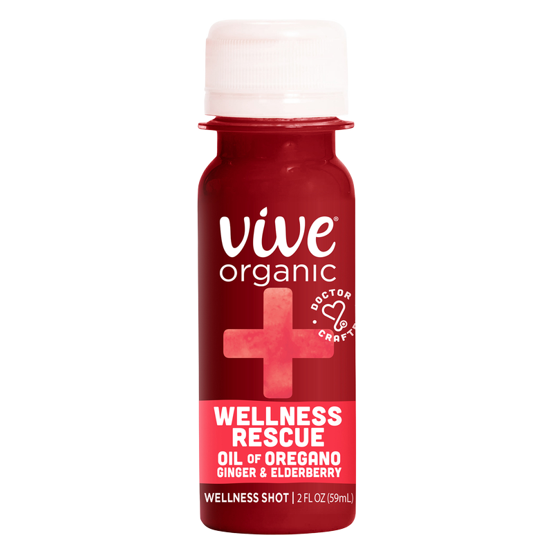 Vive Organic Wellness Rescue Shot Oil of Oregano & Ginger 2oz Btl ...
