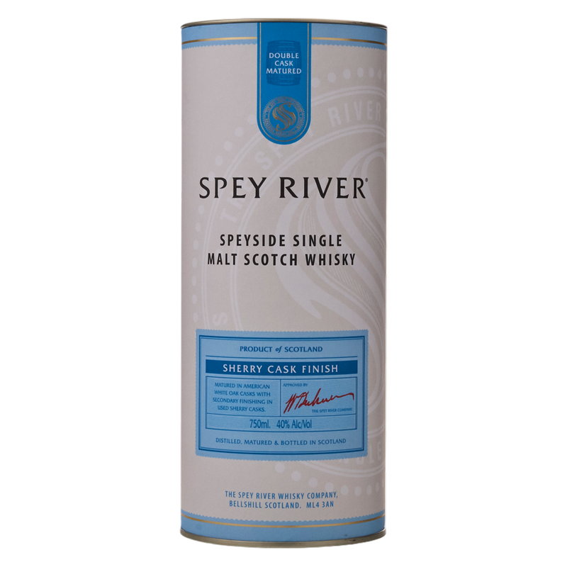 Spey River Single Malt Sherry Cask Scotch Whisky 750ml - Spey River ...