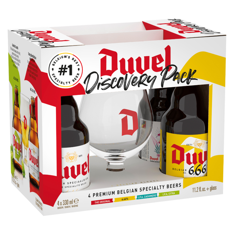Duvel Belgian Ale Gift Pack 4pk 11.2oz Btl - Duvel – BevMo!