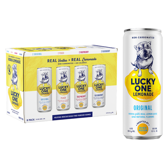 Lucky One Lemonade Variety Pack 8pk 12oz Can - Lucky One – BevMo!