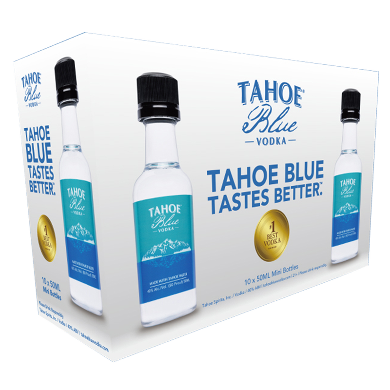 Tahoe Blue Vodka 50ml 10pk - Tahoe Blue – BevMo!
