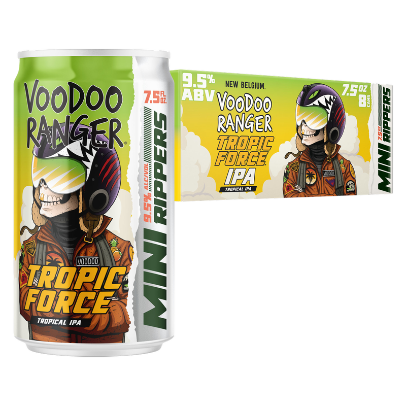 New Belgium Voodoo Ranger Tropic Force IPA 8pk 7.5oz Can - New Belgium ...