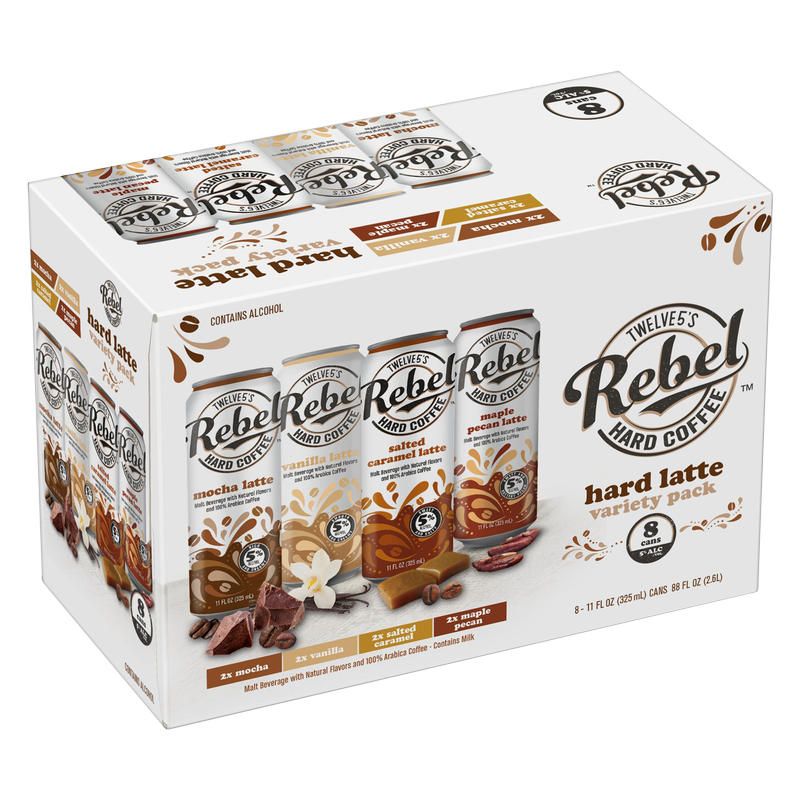 Rebel Hard Coffee Latte Variety Pack 8pk 11.3oz Cans - Rebel Hard ...