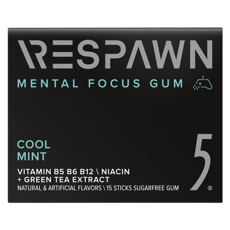 5 Gum Respawn Cool Mint Chewing Gum, 15-Stick - 5 Gum – BevMo!