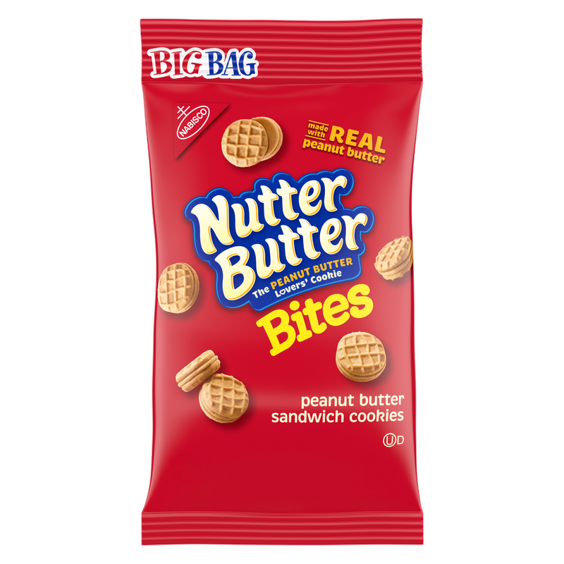 Nutter Butter Bites Peanut Butter Sandwich Cookies, 3oz - Nutter Butter ...