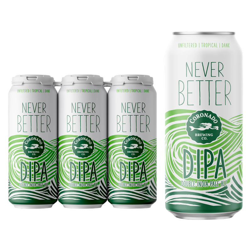 Coronado Brewing Never Better Double IPA 6pk 16oz Can - BevMo! – BevMo!