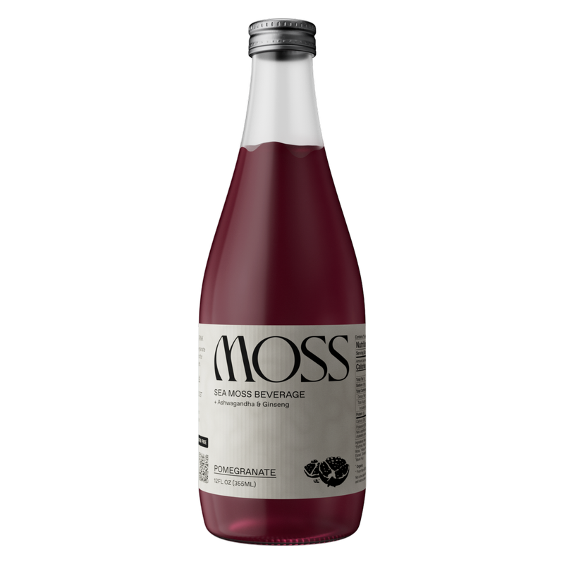 MOSS Pomegranate Sea Moss Beverage 12oz Btl - MOSS – BevMo!