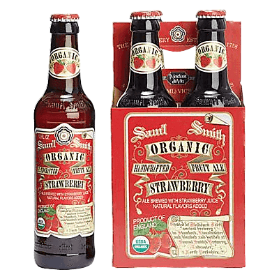 Samuel Smith Organic Strawberry Fruit Ale 4pk 11.2oz Btl - Samuel Smith ...