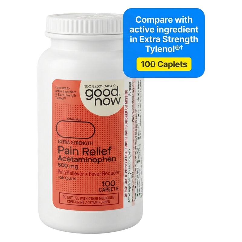 Goodnow Extra Strength Pain Relief Acetaminophen 500ML -100 caplets ...
