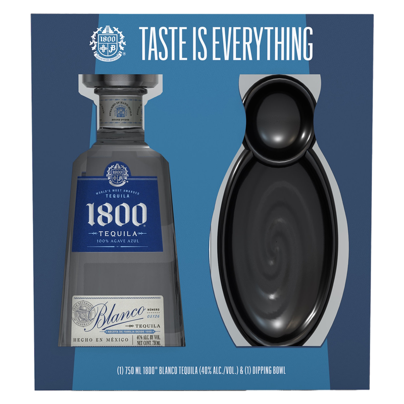 1800 Tequila Blanco with Taco Holder 750ml (80 Proof) - 1800 – BevMo!