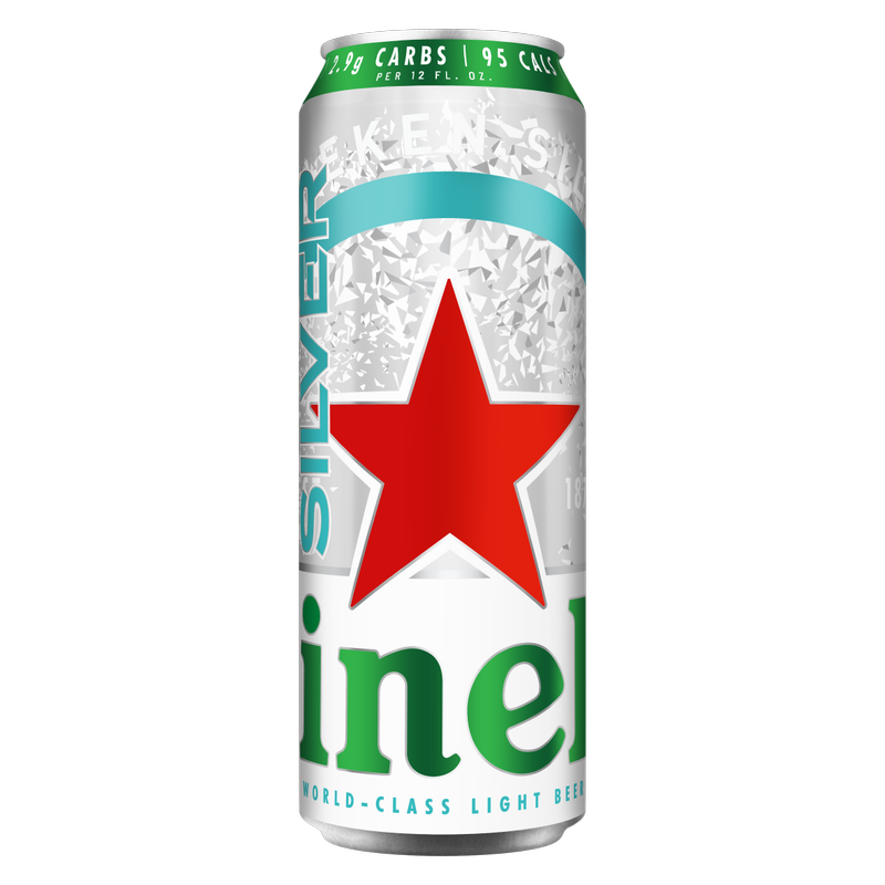 Heineken Silver Lager Beer Single 24oz Can - Heineken – BevMo!