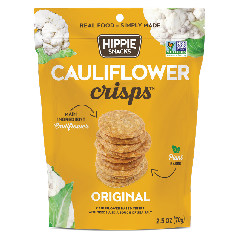 Hippie Snacks Gluten Free Original Cauliflower Crisps 2.5oz - Hippie ...