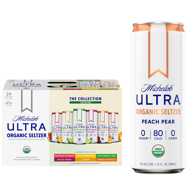 Michelob Ultra Organic Seltzer Variety Pack 24pk 12oz Can - BevMo! – BevMo!