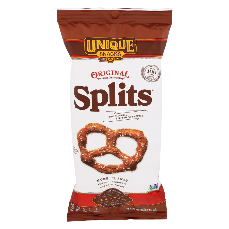 Unique Snacks Pretzel Splits 11oz - Unique Snacks – BevMo!