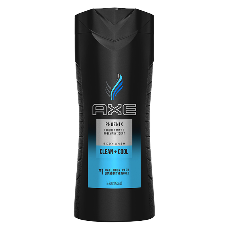 Axe Phoenix Clean + Cool Crushed Mint & Rosemary Body Wash 16oz - BevMo ...