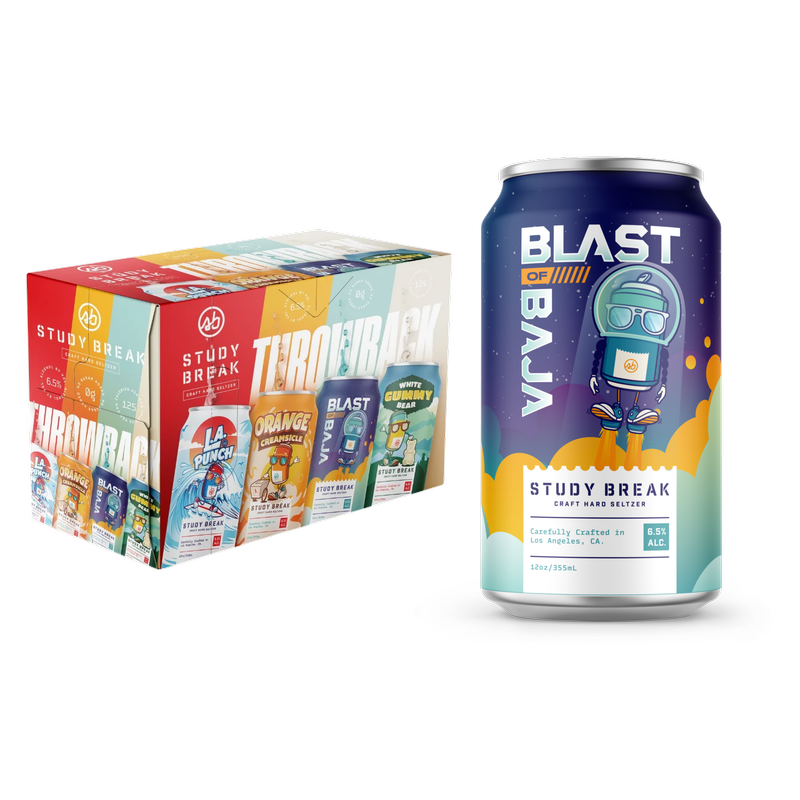 Study Break Throwback Variety 12pk 12oz Can - Study Break – BevMo!