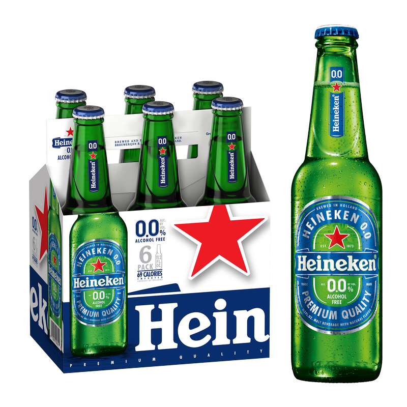 Heineken 0.0 6pk 12oz Btl 0.0% ABV - Heineken – BevMo!