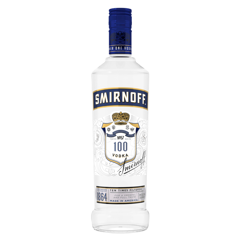 Smirnoff 100 Proof Vodka 750ml - Smirnoff – BevMo!