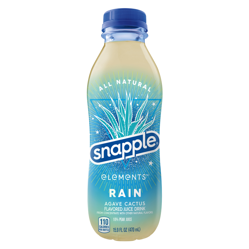 Snapple Elements Rain Agave Cactus 16oz - Snapple – BevMo!