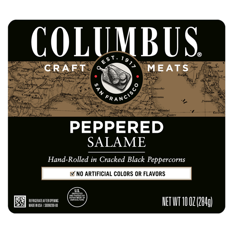 Columbus Peppered Salame Deli Meat - 10oz - Columbus – BevMo!