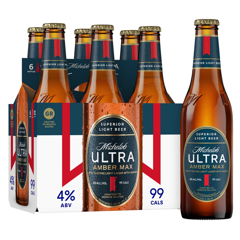 Michelob Ultra Amber Max 6pk 12oz - Michelob ULTRA – BevMo!