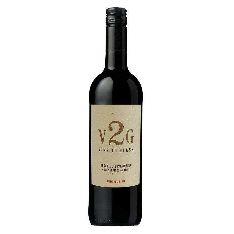 Vine to Glass Organic Red Blend 750ml - Vine to Glass – BevMo!