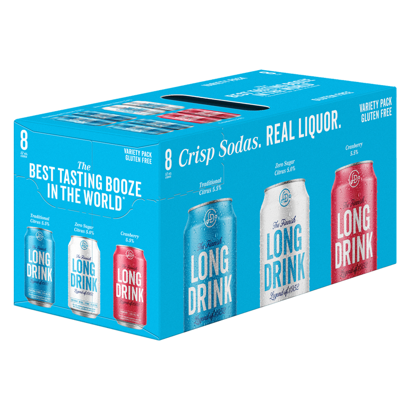 Long Drink Red White and Blue Variety Pack 8pk 12oz cans - Long Drink ...
