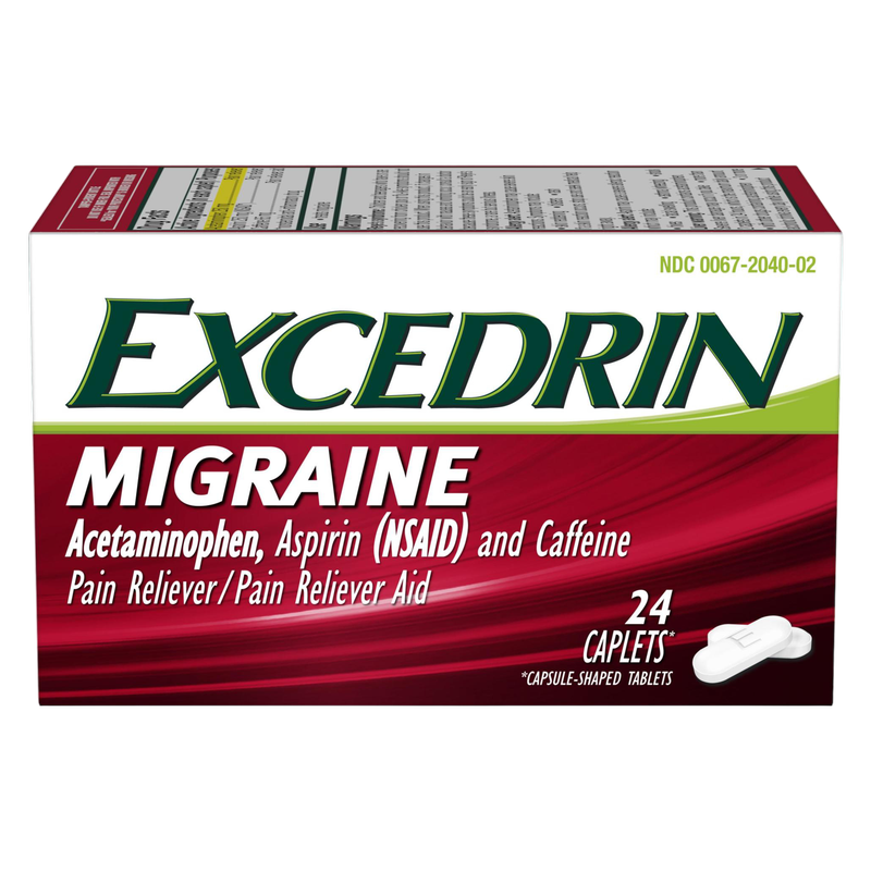 Excedrin Migraine 24 Caplets - Excedrin – BevMo!