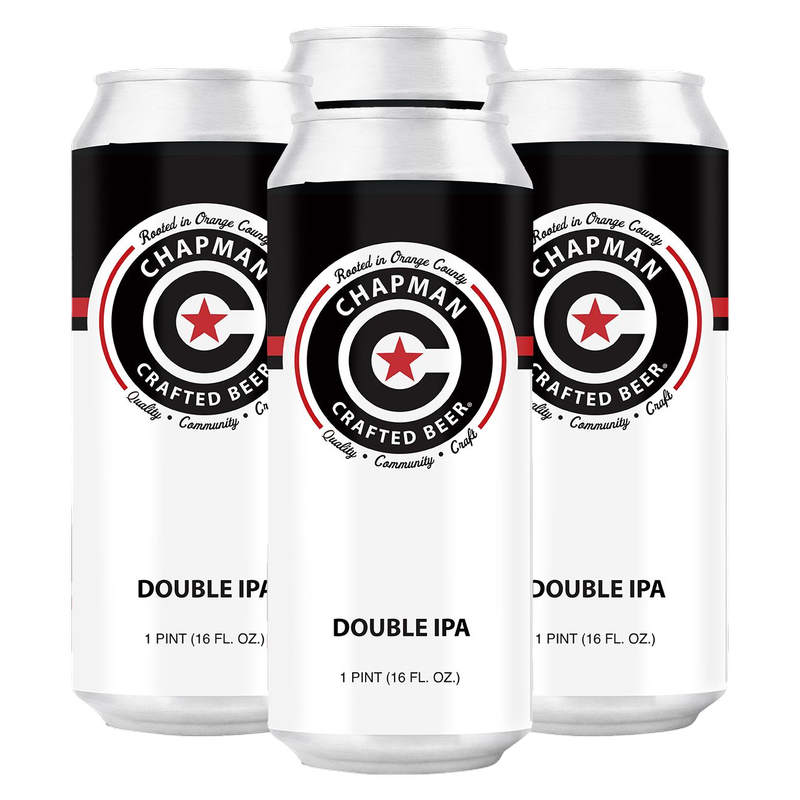 Chapman Crafted Beer Rotating Double IPA 4pk 16oz - Chapman Crafted ...