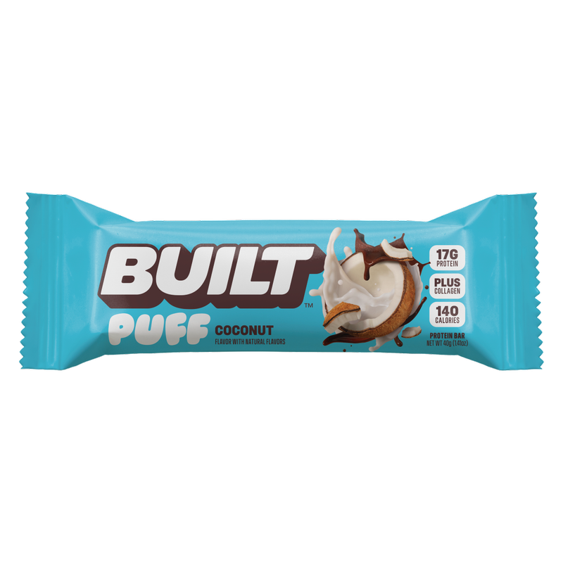 BUILT Puff Coconut Puff Protein Bar, 1.41 oz - BUILT – BevMo!