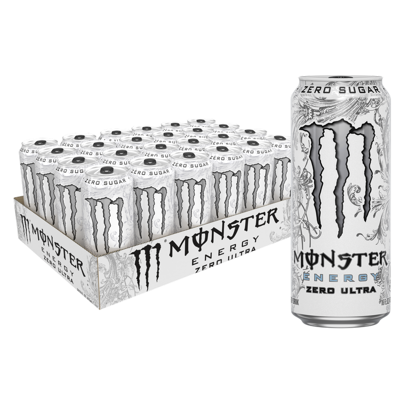 Monster Energy Zero Ultra 24pk 16oz Can- XL - Monster Energy – BevMo!