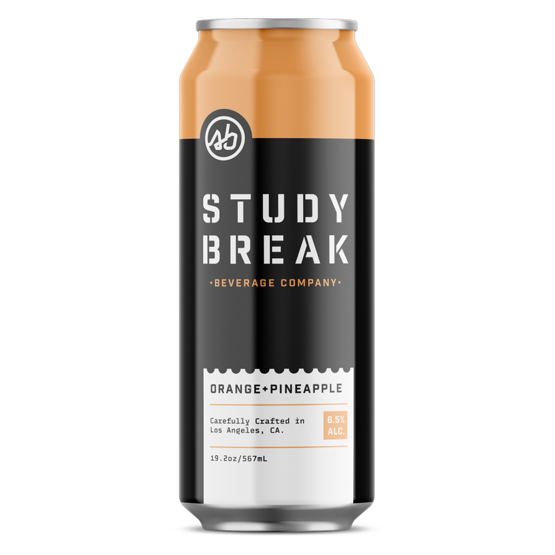 Study Break Orange Pineapple SIngle 19.2 oz Can 6.5% - Study Break – BevMo!