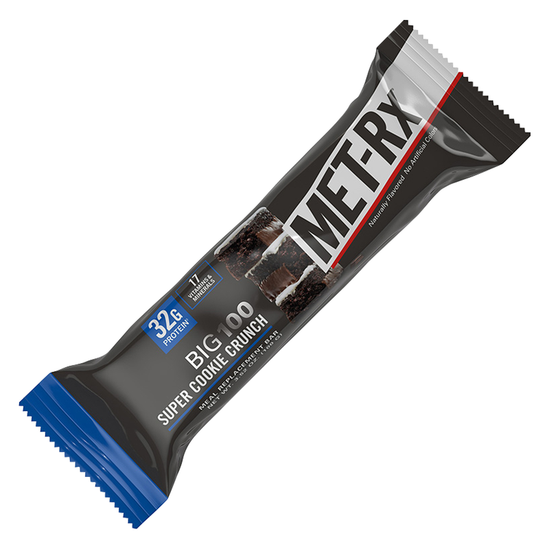 Met RX Big 100 Colossal Super Cookie Crunch Meal Replacement Bar 3.52oz ...
