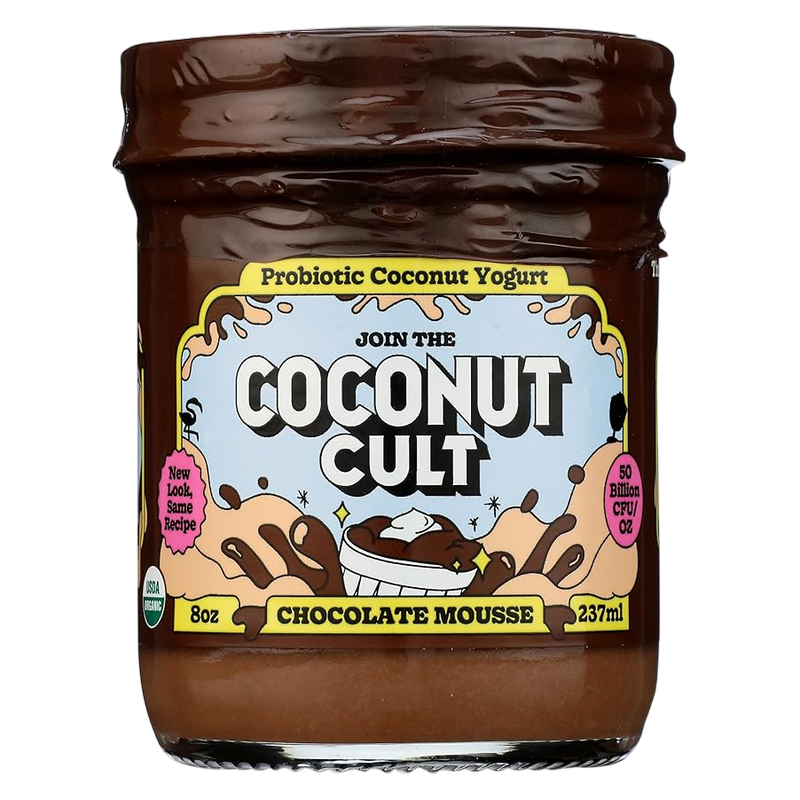 The Coconut Cult Chocolate Mousse Probiotic Yogurt - 8oz - Coconut Cult ...