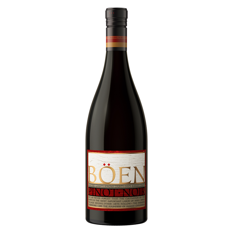 Boen Pinot Noir 750ml 14.8% ABV – BevMo!