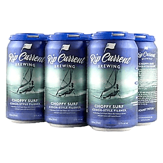 Rip Current Brewing Choppy Surf Czech-style Pilsner 6pk 12oz Can - BevMo! – BevMo!