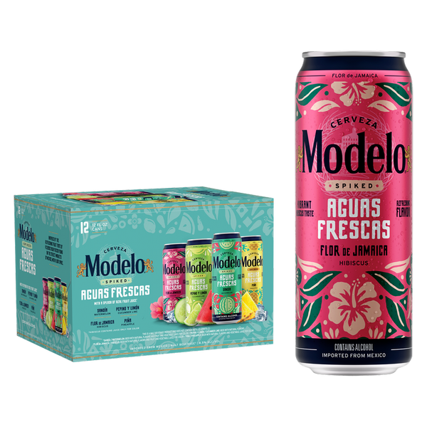 Modelo Spiked Aguas Frescas Variety Pack 12pk 12oz Can 4.5% ABV ...
