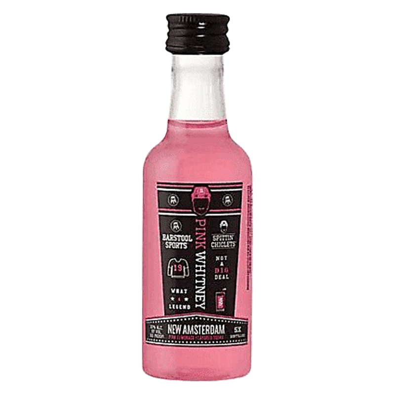 New Amsterdam Pink Whitney Vodka 50ml (60 Proof) - New Amsterdam – BevMo!