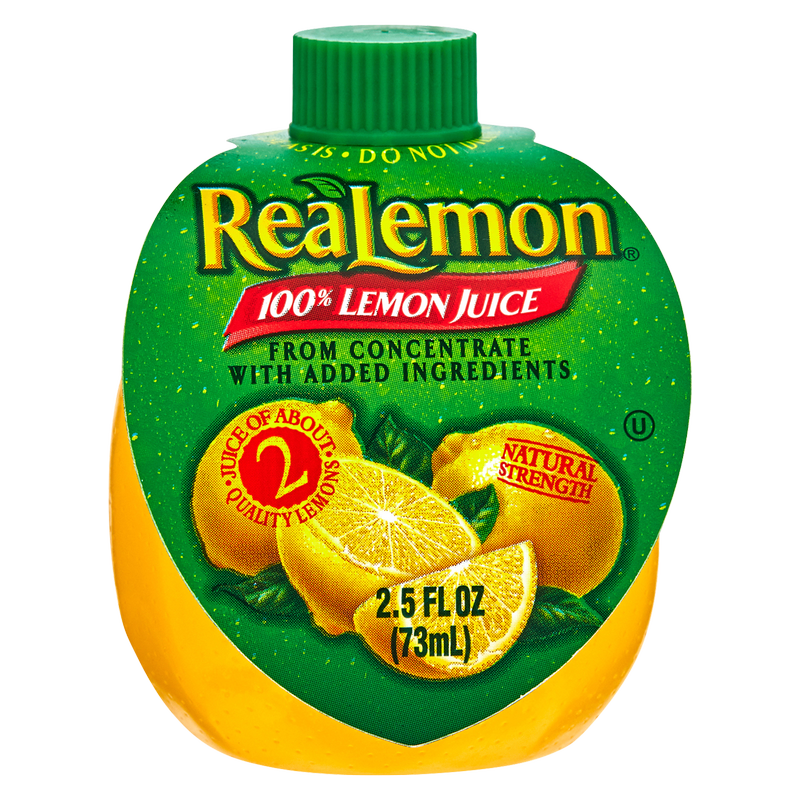 ReaLemon Lemon Juice 2.5oz - RealLemon – BevMo!
