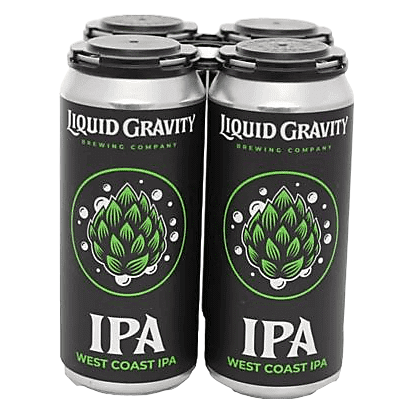 Liquid Gravity Brewing Co. IPA 4pk 16oz Can - Liquid Gravity – BevMo!