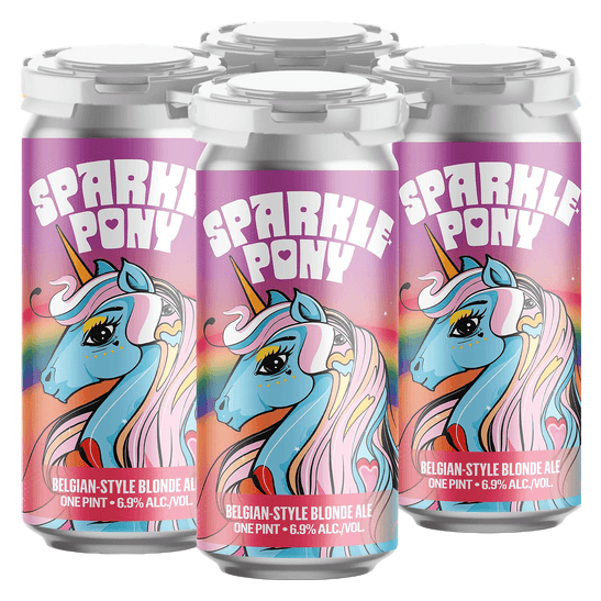 Black Hammer Sparkly Pony Belgian Blonde Ale (4PKC 16 OZ) (4PKC 16 OZ ...