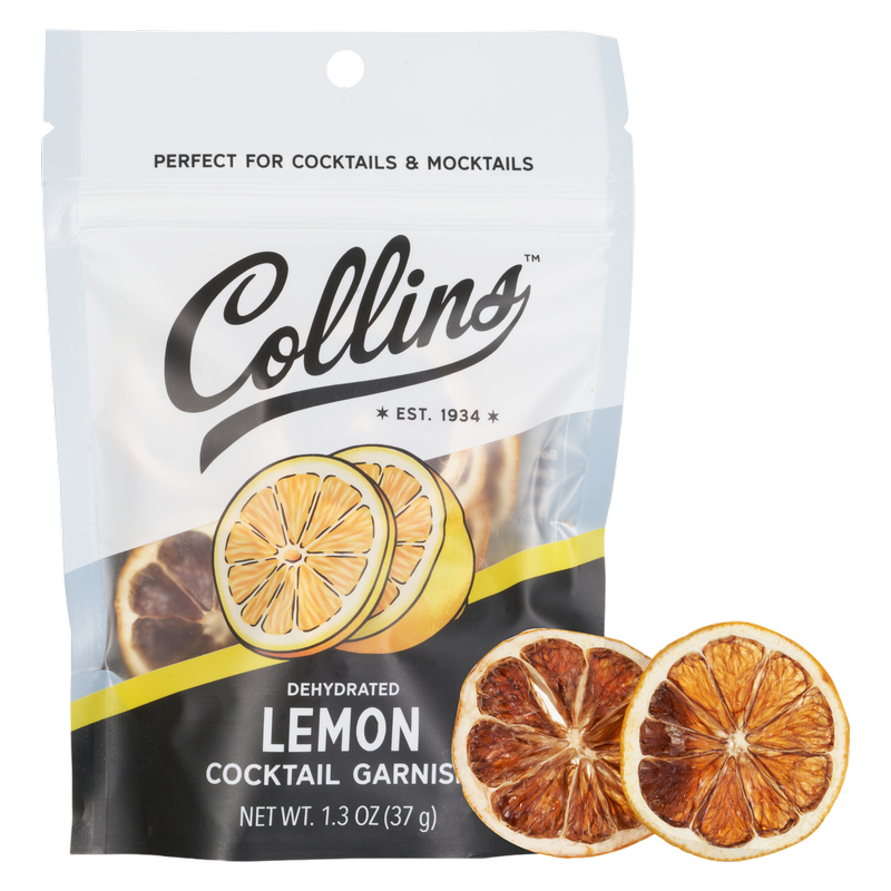 Collins Dehydrated Lemon Cocktail Garnish - Collins – BevMo!