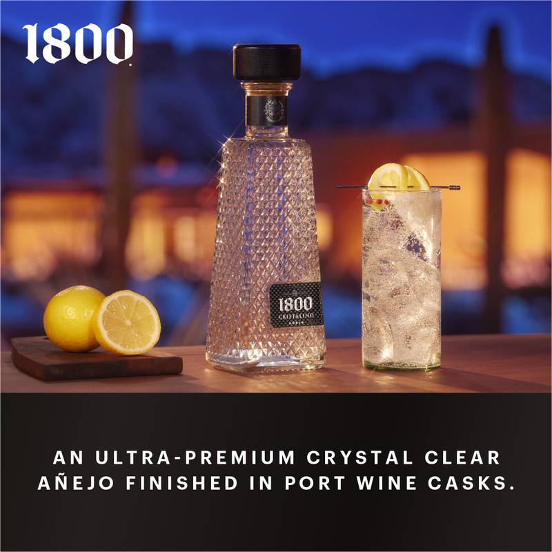 1800 Tequila Cristalino 750ml (80 Proof) - 1800 – BevMo!