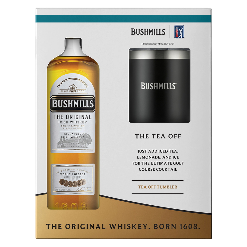 Bushmills Original with PGA Golf Tumbler Irish Whiskey 750ml (80 Proof ...