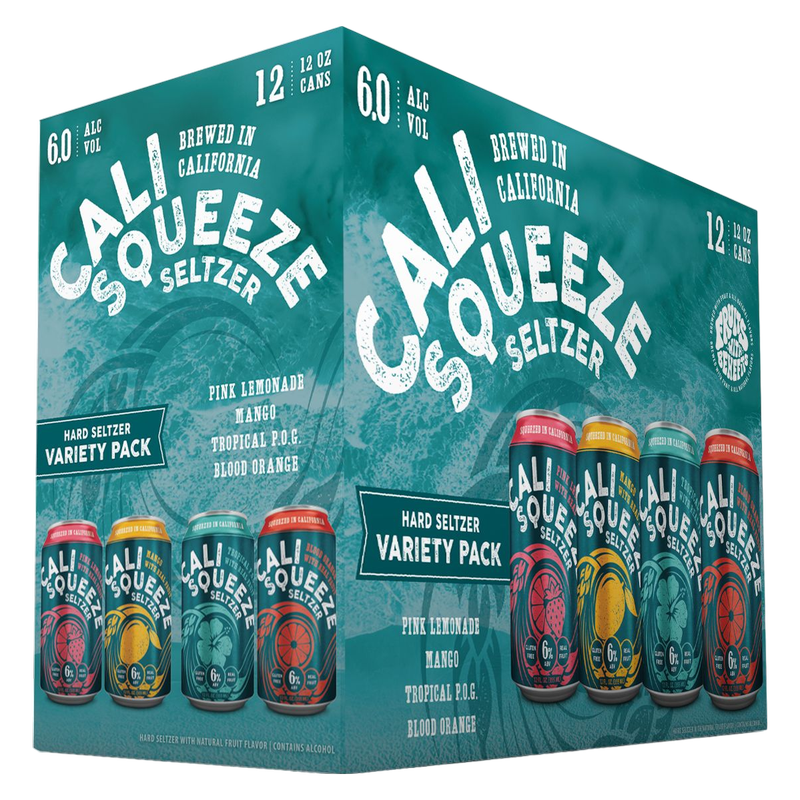 Cali Squeeze Seltzer Variety Pack 12pk 12oz - SLO – BevMo!