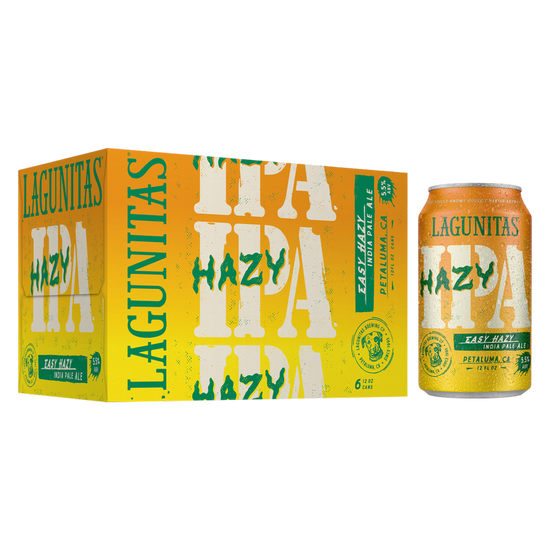 Lagunitas Hazy IPA 6pk 12oz Can 5.5% ABV - Lagunitas – BevMo!