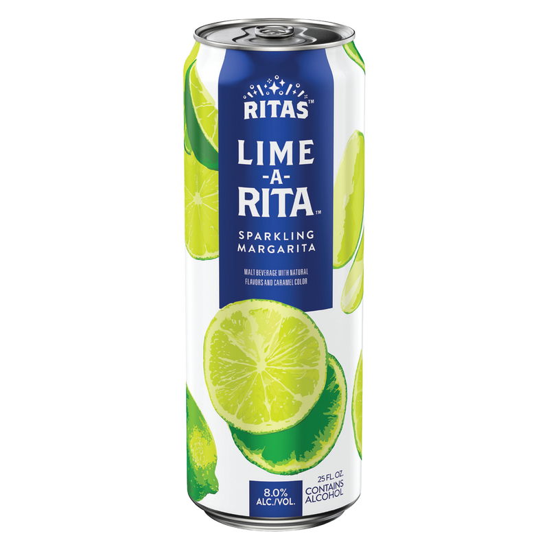 Lime-a-Rita Single 25oz Can 8.0% ABV - Rita's – BevMo!